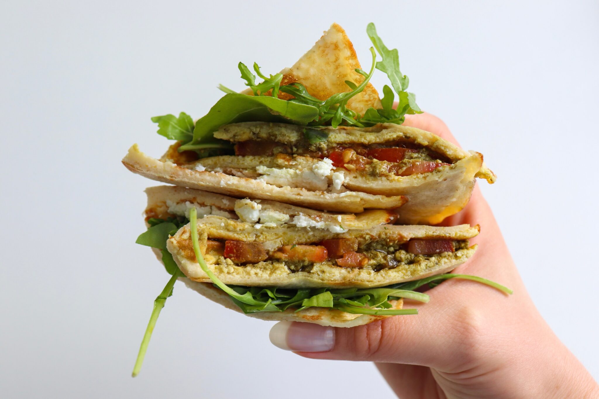 High-protein Folded Breakfast Wrap - fitfoodieselma